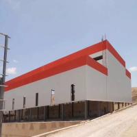 China Weatherproof Prefabricated Steel Structure Storage Warehouse Building with Insulated Roof Panels for sale