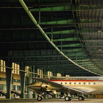 China Durable Steel Structure Aircraft Hangar with Clear Span Space Solution for sale