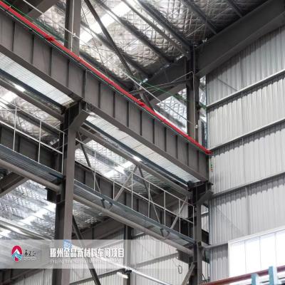 China Warehouse Design and Manufacture of Q355 Steel Roof Insulation Using PU for sale