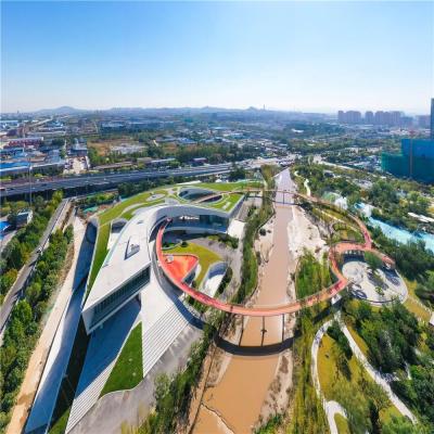 China Modern Large Size Steel Supermarket Building with Hot-Rolled Structure for sale