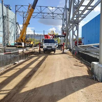 China Steel Structure Construction Shopping Malls Buiildings with Galvanized Frames and Elegant Design for sale