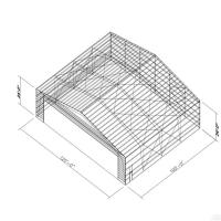 China Steel Frame Supermarket Building with Flexible Planning and Durable Roof System for sale
