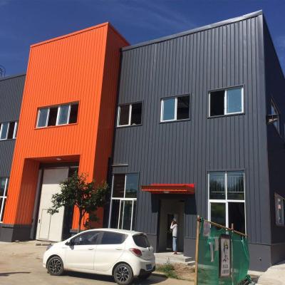 China Modern Multi-Story Steel Office Building with Durable Pipes for sale