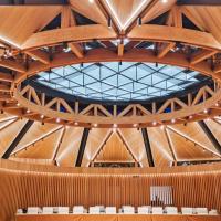 China Modern Steel Structure Conference Center Designed for Large Scale Public Events for sale