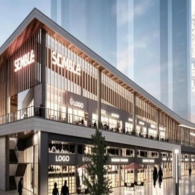 China Durable Hot DIP Galvanized Steel Frame for Supermarket Structures for sale