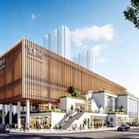 China Large Span Prefabricated Multi-Story Steel Structure Supermarket Shopping Mall Building for sale