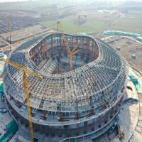 China Large-Span Prefabricated Steel Structure Stadium Construction with Modular Aluminum Grandstand Seating for sale