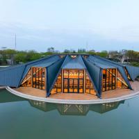 China Turnkey Steel Convention Center Project From Design Manufacturing and Installation for sale