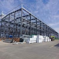 China Modular Customized Steel Structure Car Exhibition Hall in Africa for sale