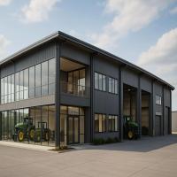 China Modular Pre-Engineered Industrial Steel Structure Supermarket for Efficient Cargo Storage Solutions Construction for sale
