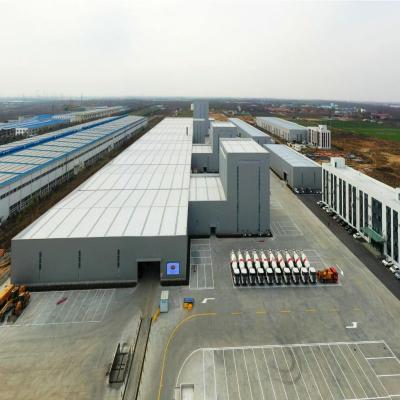 China Bolt Connection Prefabricated Steel Structure Warehouse and Mezzanine Floor Construction for sale