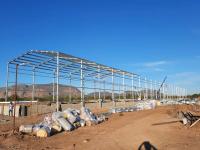 China Large Space Prefabricated Steel Structure Logistics Distribution Center Storage Warehouse for sale