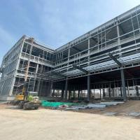 China Weather Resistant Prefab Metal Building Steel Structure Garment Manufacturing Workshop for sale