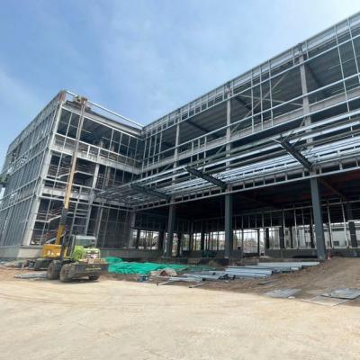 China Weather Resistant Prefab Metal Building Steel Structure Garment Manufacturing Workshop for sale
