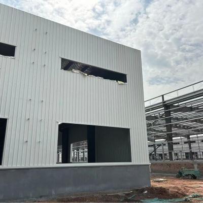China Economical Prefabricated Mezzanine Floor Steel Structure Workshop for sale