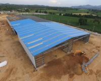 China Low Cost Pre-Engineered Steel Structure Logistics Warehouse Metal Frame Building for Cargo Stock for sale