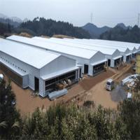 China Heavy-Duty Galvanized Steel Frame Reinforced Secure Poultry Chicken House for Outdoor Use for sale