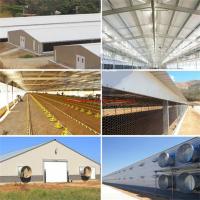 China Heavy-Duty Galvanized Steel Frame Reinforced Secure Poultry Chicken House for Outdoor Use for sale