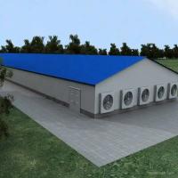 China Heavy-Duty Galvanized Steel Frame Reinforced Secure Poultry Chicken House for Outdoor Use for sale