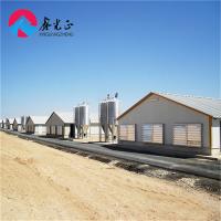 China All-Weather Poultry House with Durable Steel Roof Design for sale
