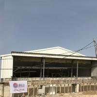 China Modern Evaporative Cooling Steel Structure Chicken House for Industrial Floor Raising for sale