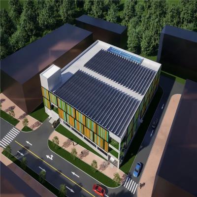 China Prefabricated Steel Structure Car Parking for Shopping Centers and Office Complexes for sale