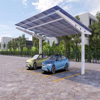 China Steel Covered Parking Lot with Aluminum Alloy Sliding Windows for sale