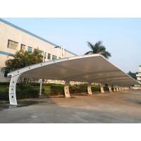 China Prefabricated Steel Structure Parking Shelter with Durable Weather Resistant Roof for sale