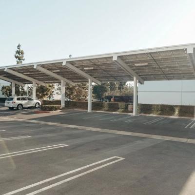 China Galvanized Steel Structure Carport Shelter for Commercial Parking Area for sale