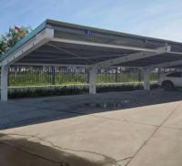 China Galvanized Steel Structure Carport Shelter for Commercial Parking Area for sale