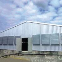 China Steel Structure Farm Shed with Stable Frames and Rain Proof Roofs for sale