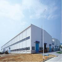 China Premium Insulated Waterproof and High Quality Steel Workshop with Durable PU/PIR Panels for sale