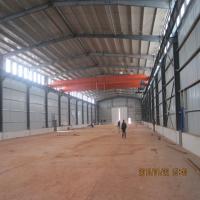 China Heavy Duty Pre Engineered Eco-Friendly Steel Workshop Building Construction with Crane for sale