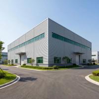 China Heavy Duty Pre Engineered Eco-Friendly Steel Workshop Building Construction with Crane for sale