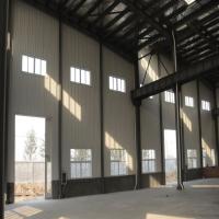 China Durable Insulated Steel Workshop with Rock Wool Insulation for sale