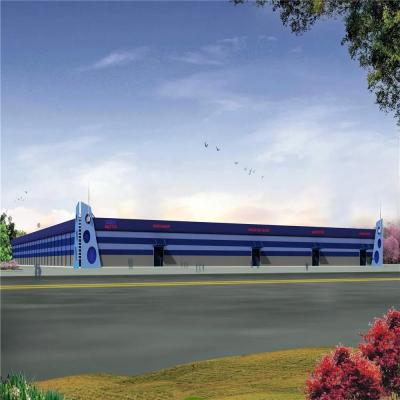 China Efficient Industrial Buildings with Custom Steel Structure and Insulation for sale