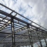 China Sturdy Frame Steel Workshop Featuring Mezzanine and Office Space Prefabricated Factory for sale