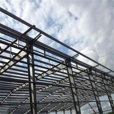 China Sturdy Frame Steel Workshop Featuring Mezzanine and Office Space Prefabricated Factory for sale