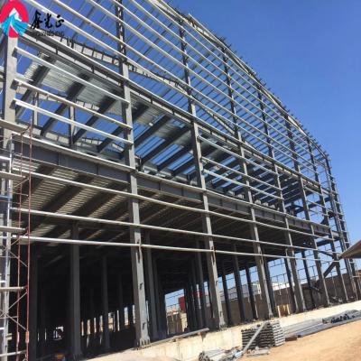 China Prefabricated Steel Workshops with Customized Layout and Large Space for sale