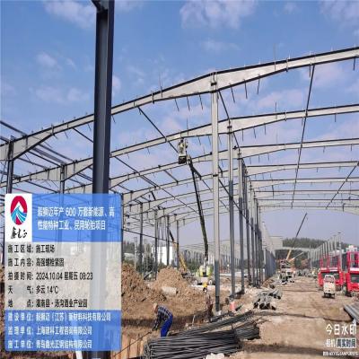 China Galvanized Steel Structure Construction Factory Offering Excellent Corrosion Resistance for Industrial Environments for sale