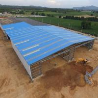 China Tubular Steel Frame Mineral Water Factory with Glass Wool Insulation Panels System for sale