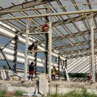 China Steel Structure Mineral Water Plant with Onsite Composite Panel System Africa Projects for sale