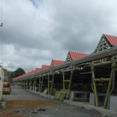 China Robust Steel Frame Bottled Water Plant with Skylight and Vent System Design for sale