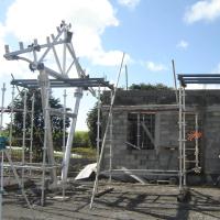 China Robust Steel Frame Bottled Water Plant with Skylight and Vent System Design for sale