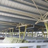 China Robust Steel Frame Bottled Water Plant with Skylight and Vent System Design for sale