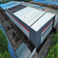 China High Strength Steel Frame Mineral Water Factory with Skylight Ventilation System Design for sale