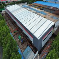 China High Strength Steel Frame Mineral Water Factory with Skylight Ventilation System Design for sale