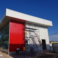 China Rock Wool Insulated Steel Factories for Modern Industrial Plants for sale