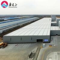 China Steel Structure Factories with Galvanized Steel and Rock Wool Insulation for sale