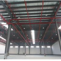 China Modern Steel Structure Flat Roof Prefabricated Warehouse Solutions for sale